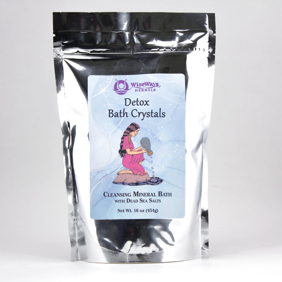Sacred Valley Bath Crystals 16 oz: WiseWays Herbals